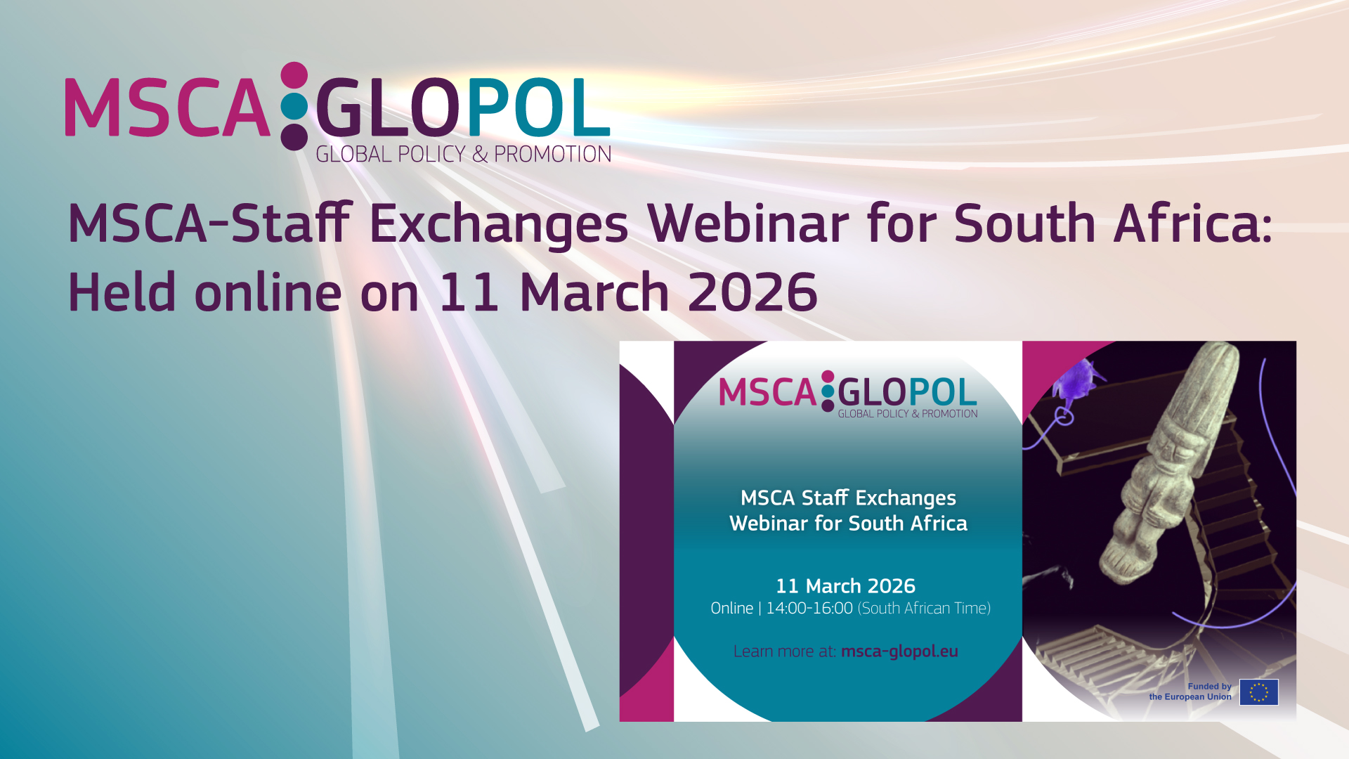 MSCA-GLOPOL – Strengthening international research cooperation through MSCA